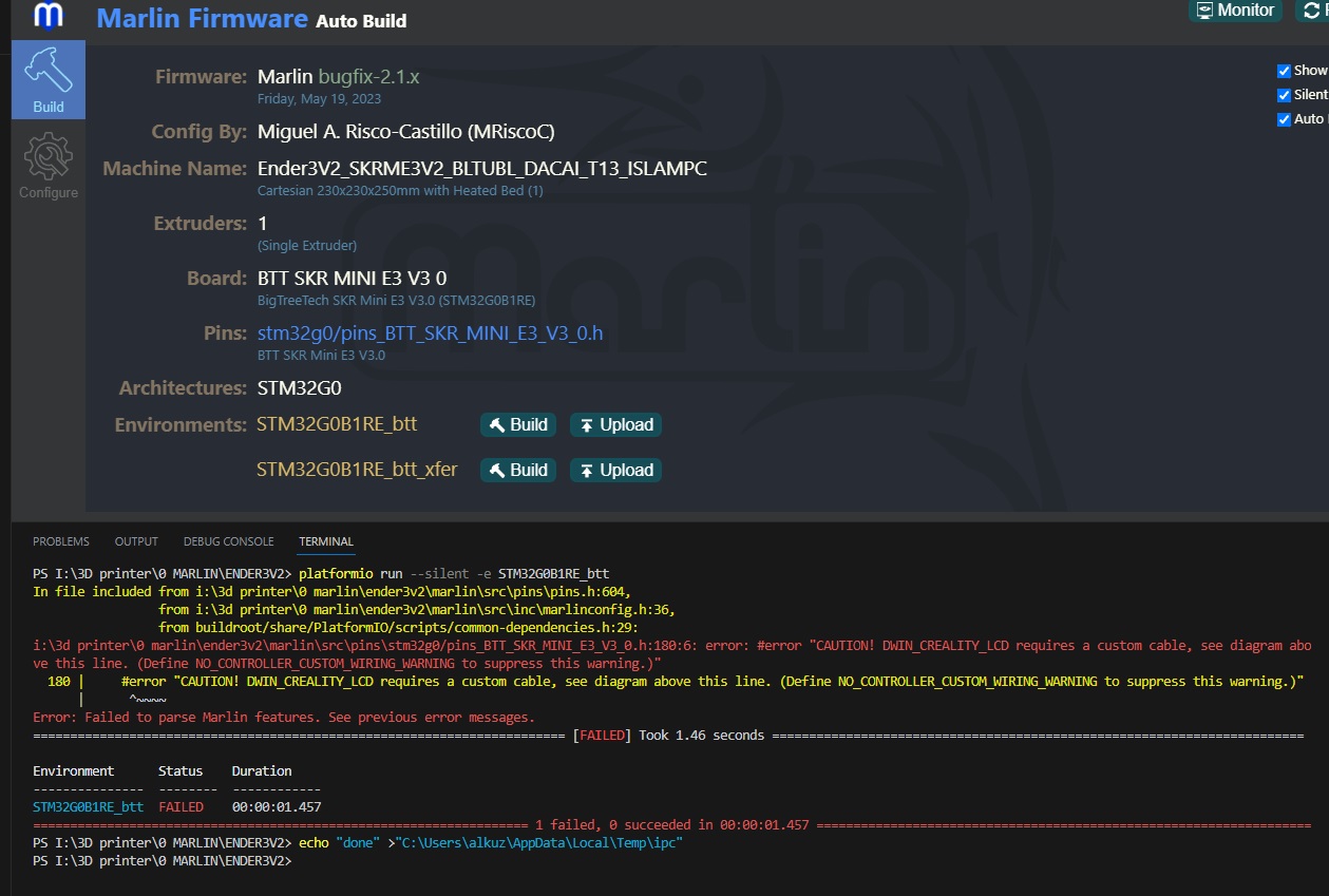 Ender-3 V2/S1 Professional Firmware 20230522 · mriscoc Ender3V2S1 ...