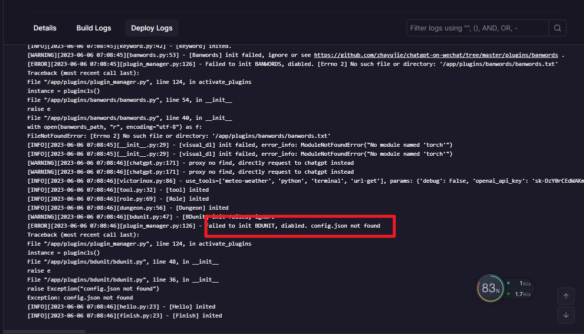 railway企业微信应用号一键成功，但回调不通过 · Issue #1214 · zhayujie/chatgpt-on-wechat · GitHub