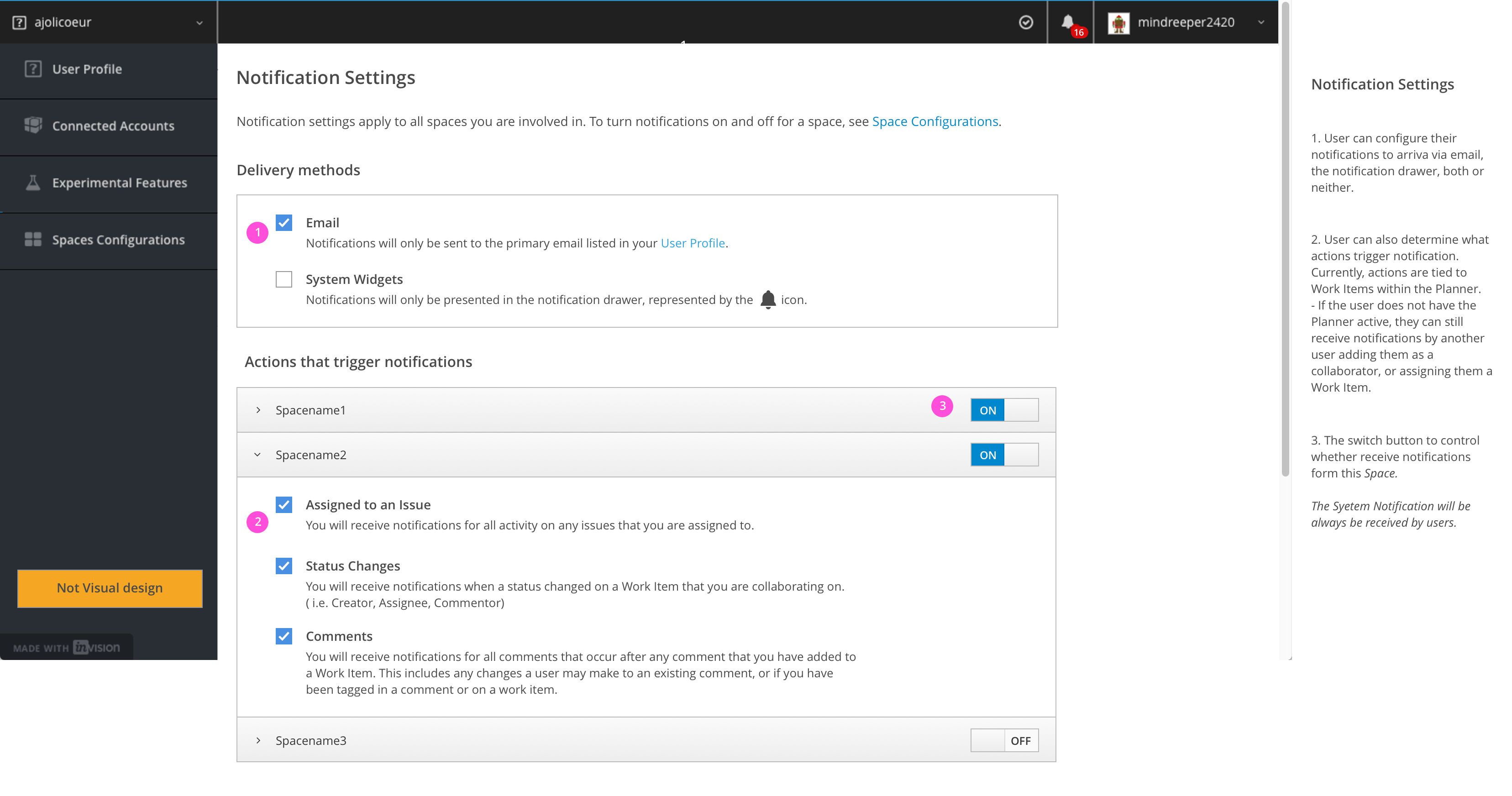 WIREFRAMES: Notifications · Issue #432 · fabric8-ui/fabric8-ux · GitHub