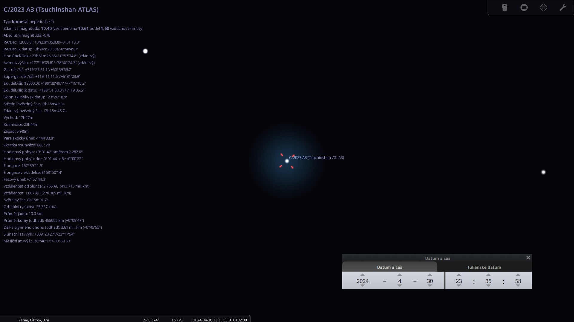 Comet not shown longer than year after date of Stellarium launch · Issue #3229 · Stellarium ...
