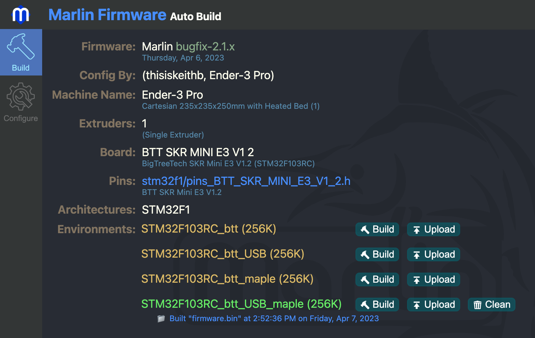 [BUG] Ender 3 Pro + SKR Mini E3 v1.2 screen doesn't work · Issue #25647 · MarlinFirmware/Marlin ...