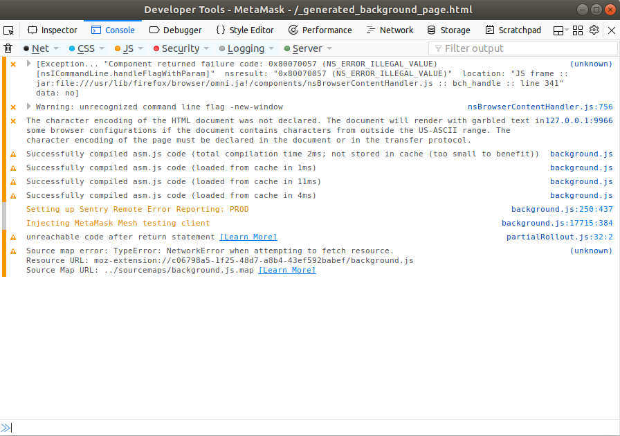 Unable To Load Metamask As A Temporary Addon To Firefox Issue With Sourcemaps 路 Issue 4013