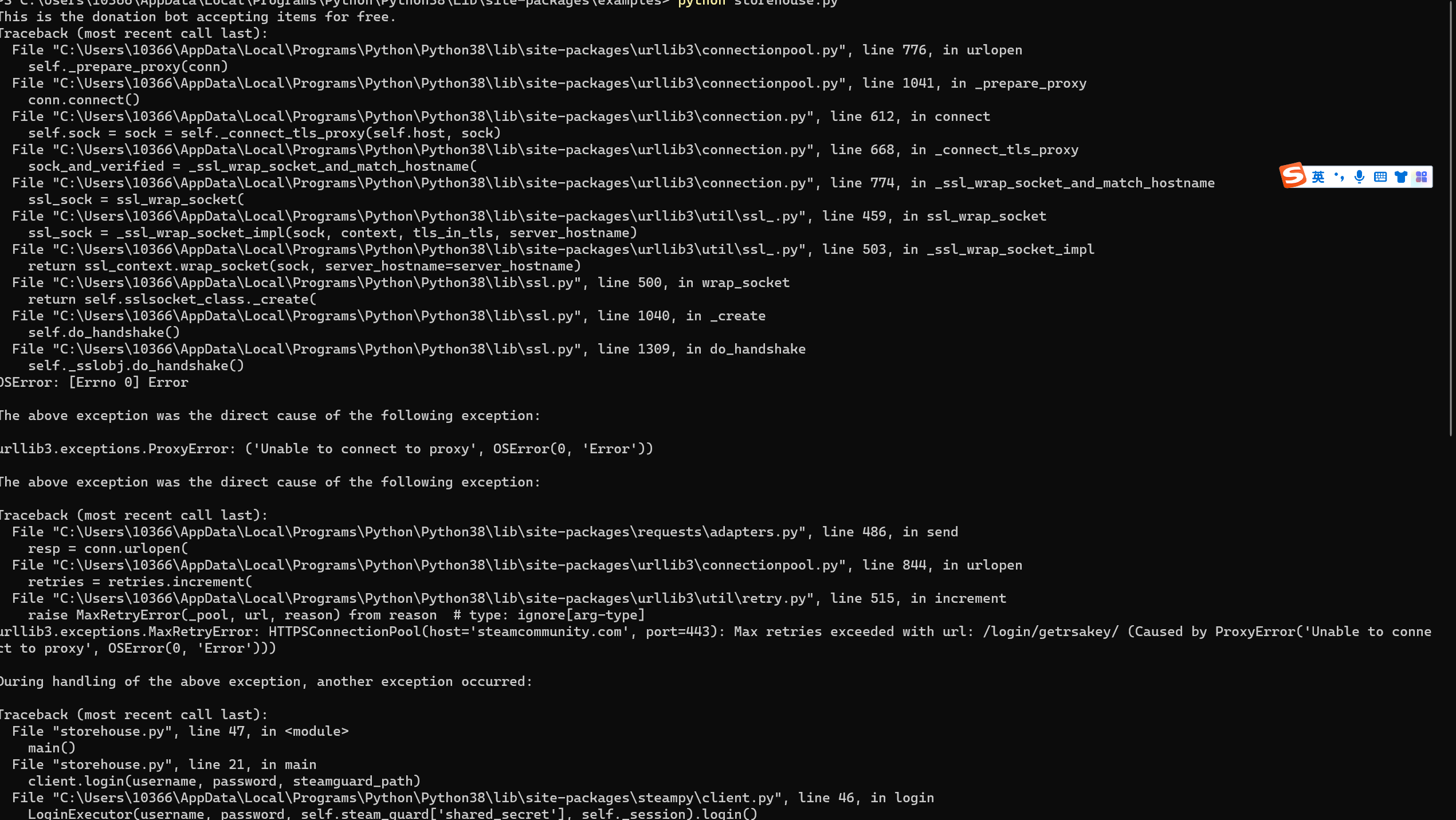 can not log in · Issue #268 · bukson/steampy · GitHub