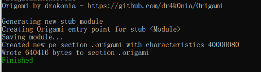 Unable to run output xxx_origami.exe · Issue #1 · dr4k0nia/Origami · GitHub