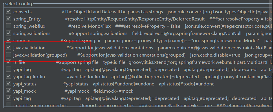 [Bug] import javax.validation config from http://easyyapi.com/framwork/javax_validation_ultimate ...