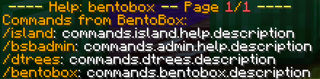 Help for commands doesn't display properly · Issue #2025 · BentoBoxWorld/BentoBox · GitHub