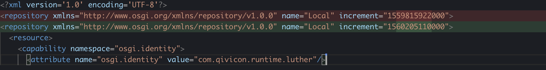 Prevent Local Repo OBR to update increment attribute · Issue #3245 · bndtools/bnd · GitHub