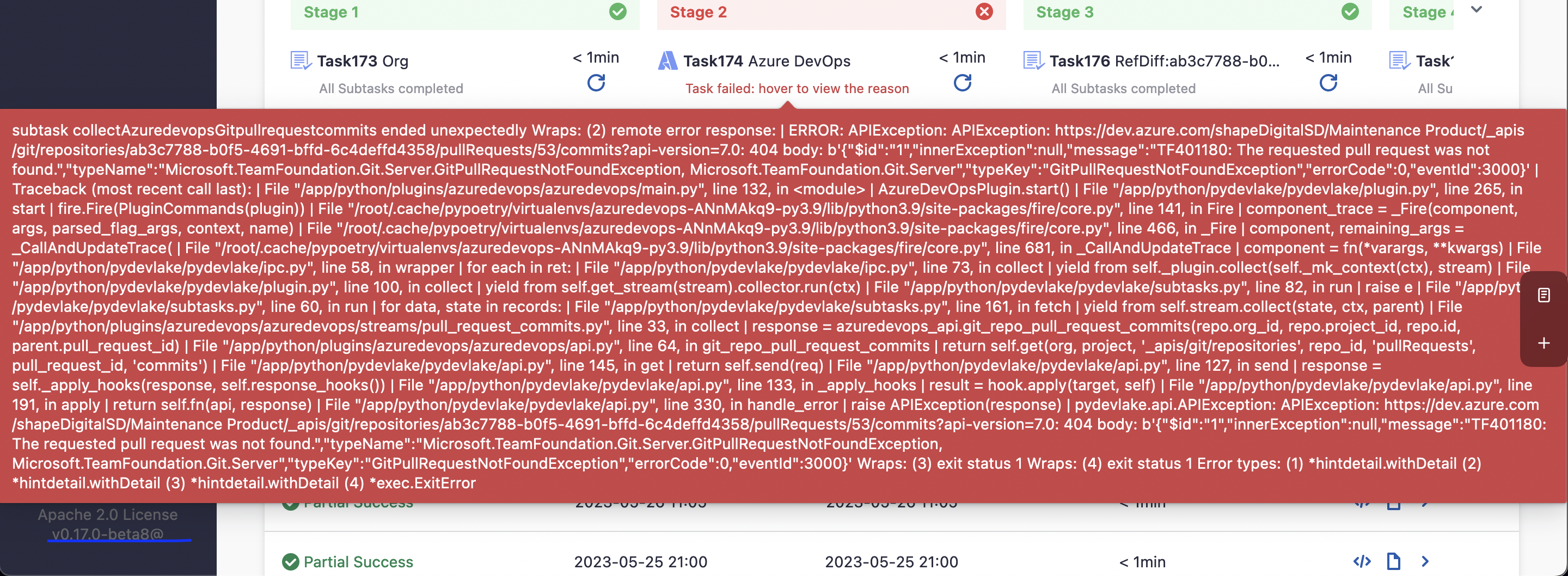 Bug Azure Devops Sql Sha Merge Commit Cannot Be Null · Issue 5298 · Apacheincubator Devlake