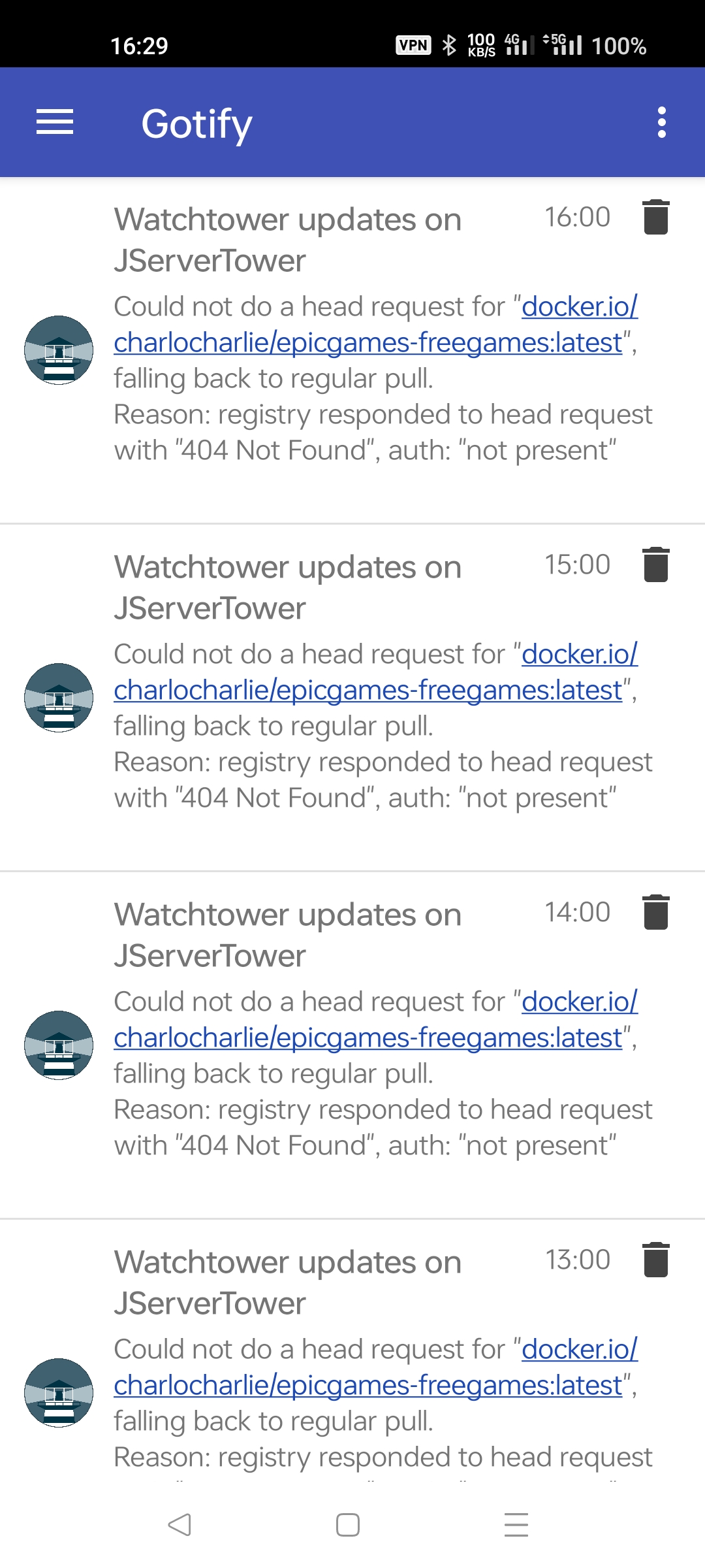 Cannot pull image from registries except docker hub. · Issue #1491 · containrrr/watchtower · GitHub