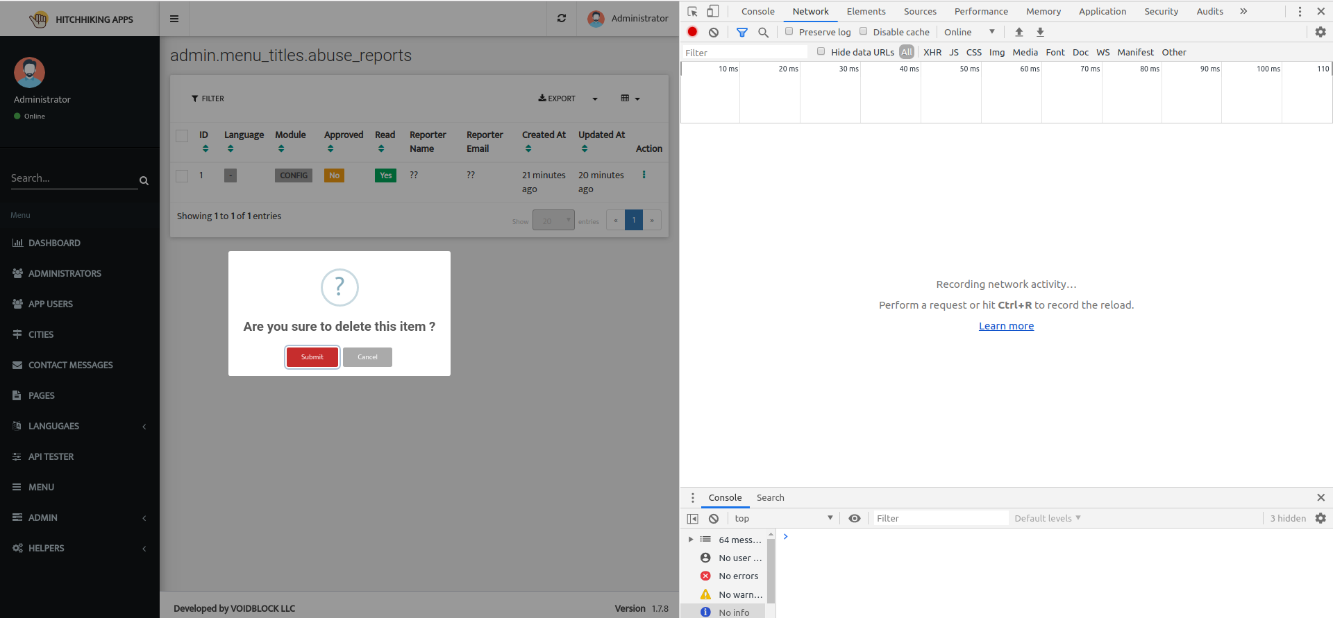Delete Action Is Not Working In Grid View At Any Controller · Issue 4231 · Z Songlaravel 