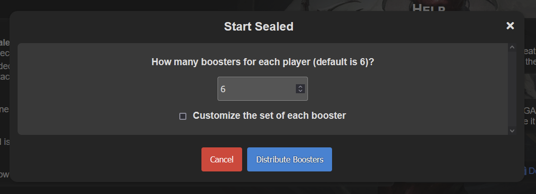 Hide booster customization fields by default · Issue #381 · Senryoku/Draftmancer · GitHub