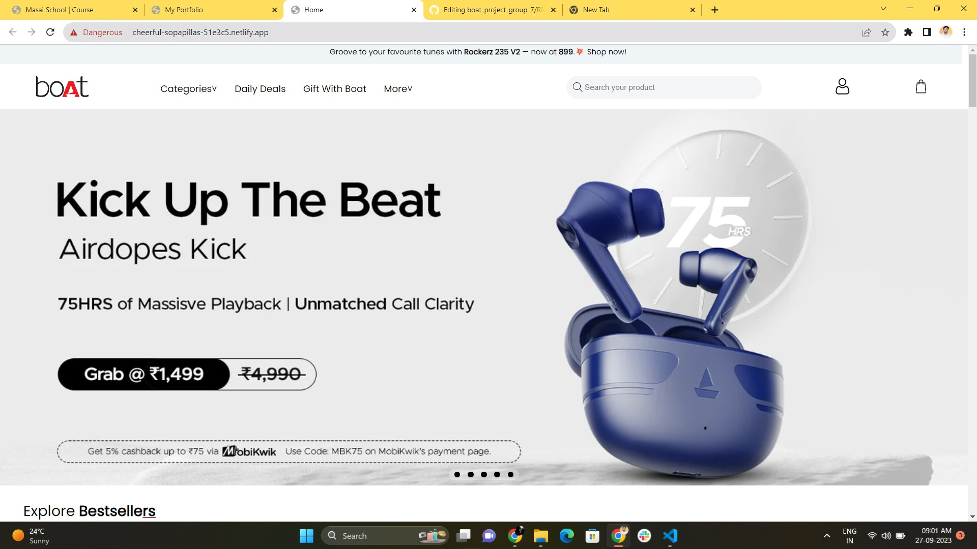 GitHub - GauravRana12/BOAT-E-commerce-Website-Clone-: Boat Tech is a ...