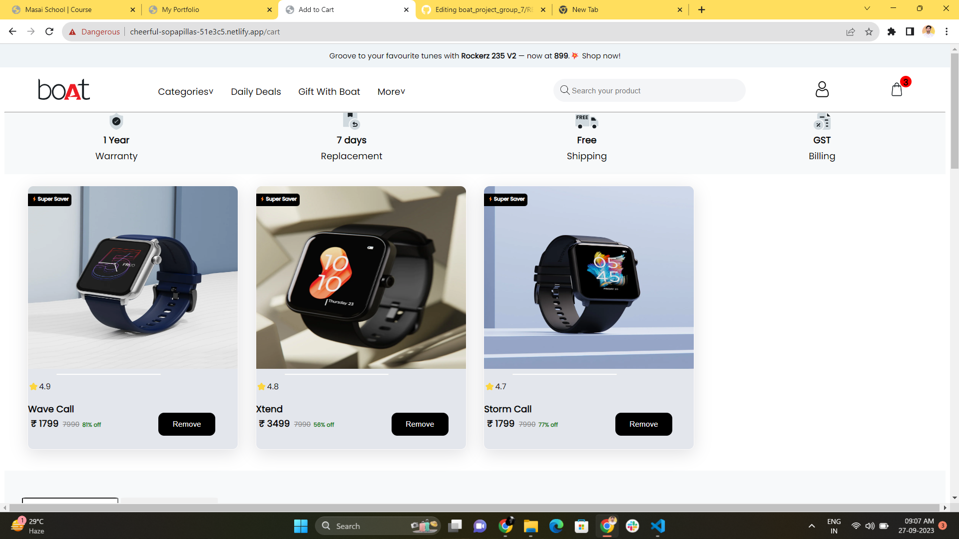 GitHub - GauravRana12/BOAT-E-commerce-Website-Clone-: Boat Tech is a ...