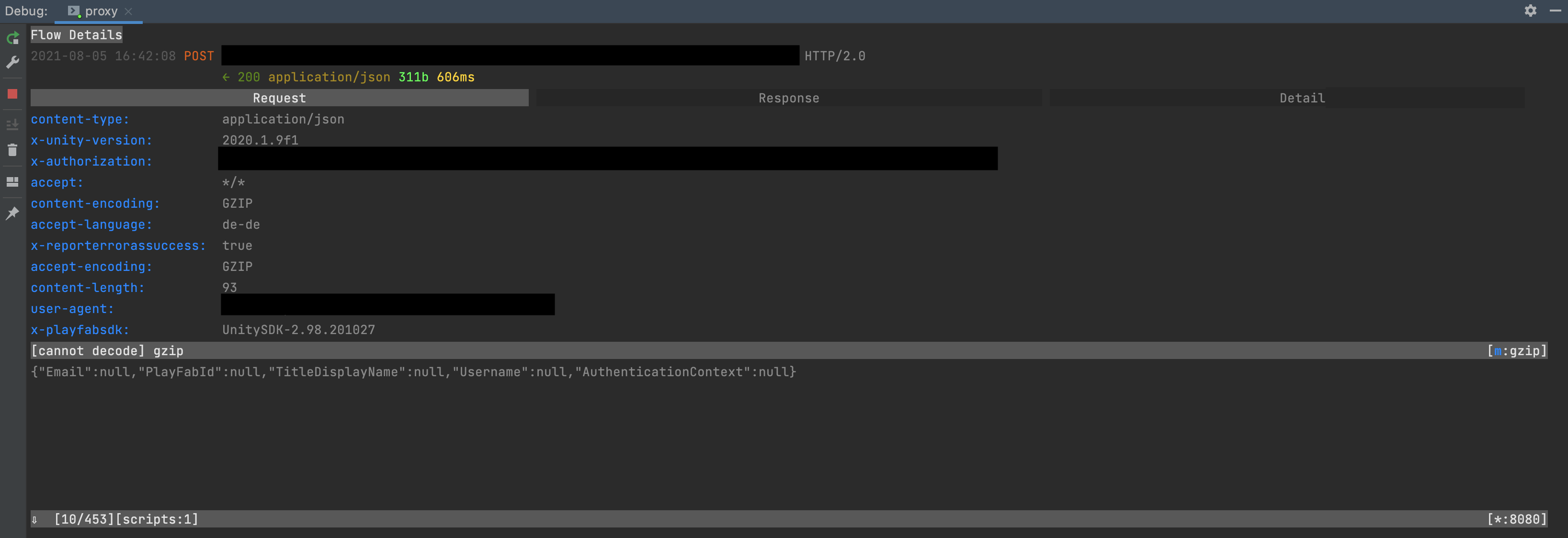 GZIP request body encoding falling back to raw