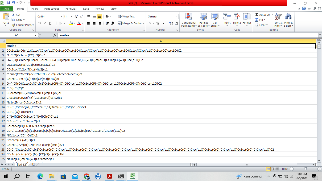 [QUESTION]: Can't kekulize mol. Unkekulized atoms · Issue #397 · chemprop/chemprop · GitHub