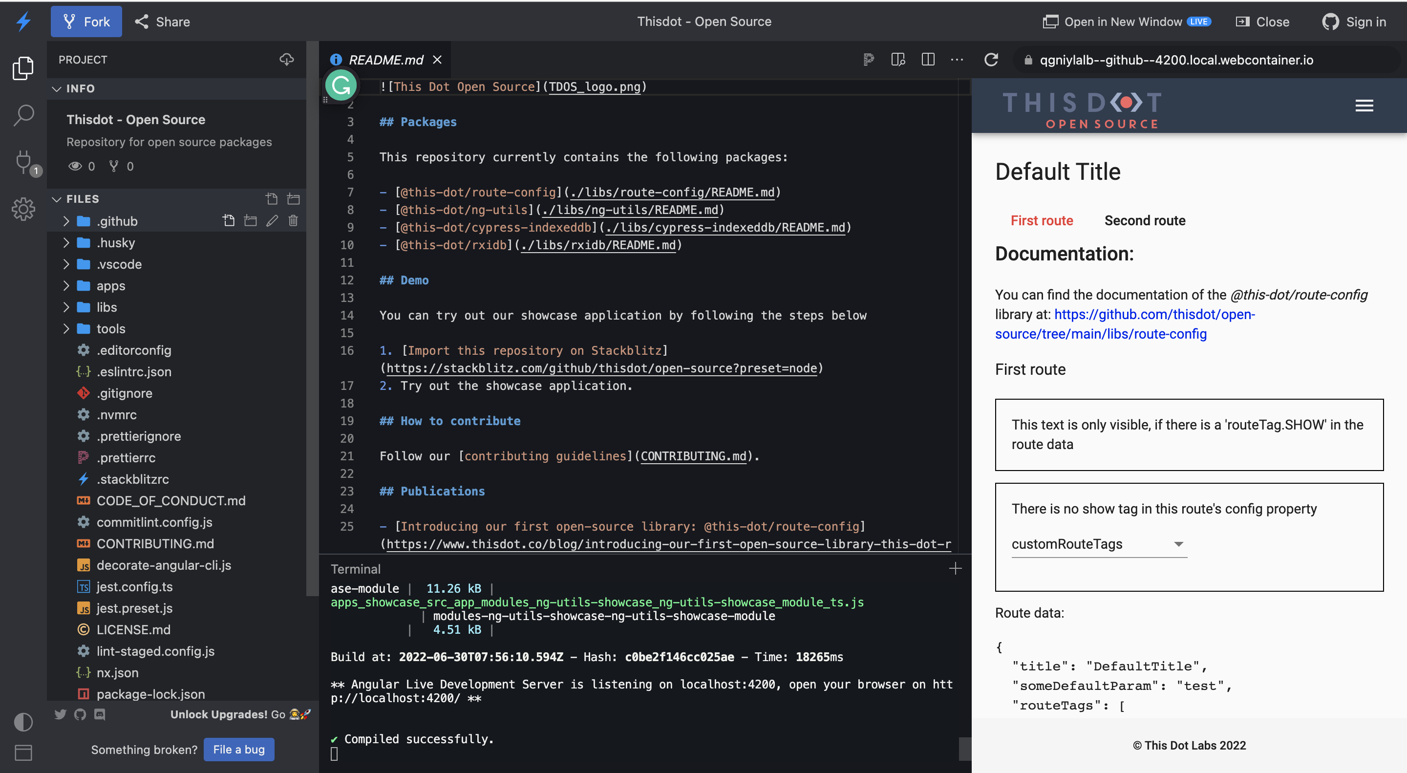 Imported Github project using NX does not start up in Europe · Issue #735 · stackblitz ...