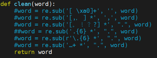 [Telemelody] BUG: clean function in infer_en.py causes the example test ...