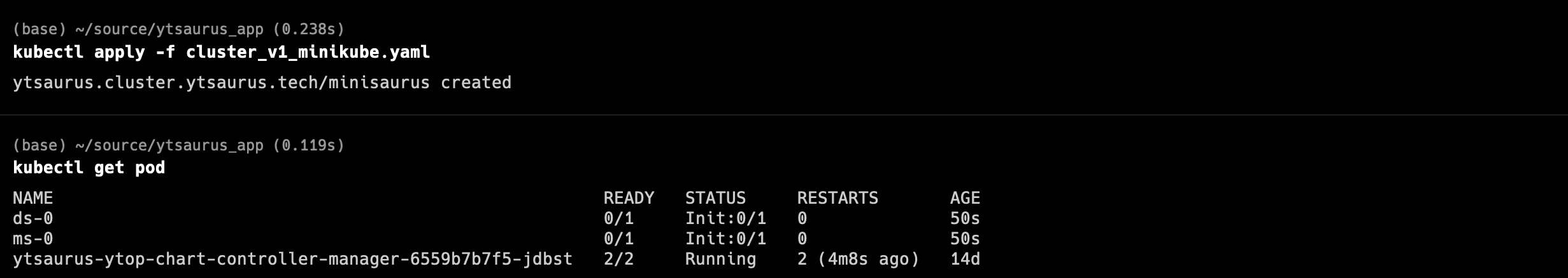 Cant Run Yt By Minikube · Issue 59 · Ytsaurusytsaurus · Github 