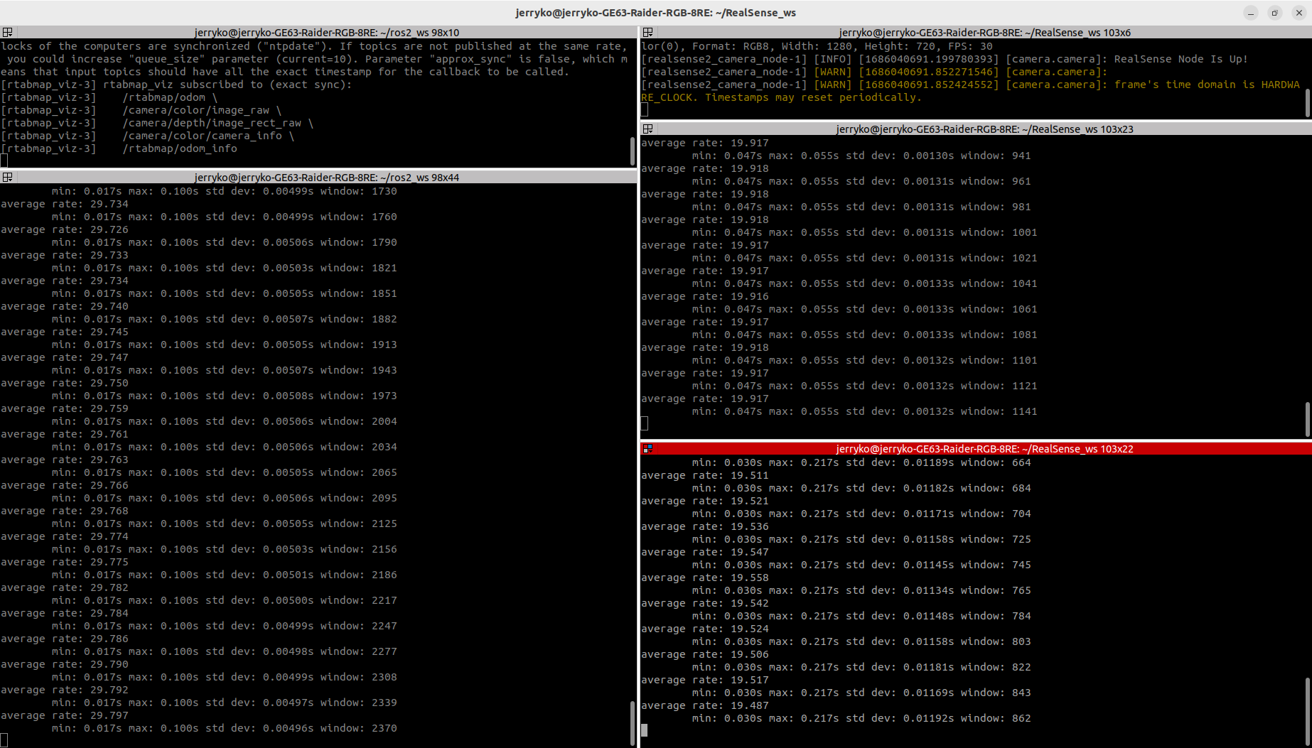 My terminator/terminal crashes as i build RTAB-Map · Issue #970 · introlab/rtabmap_ros · GitHub