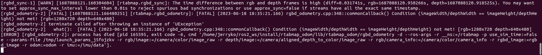 My terminator/terminal crashes as i build RTAB-Map · Issue #970 · introlab/rtabmap_ros · GitHub