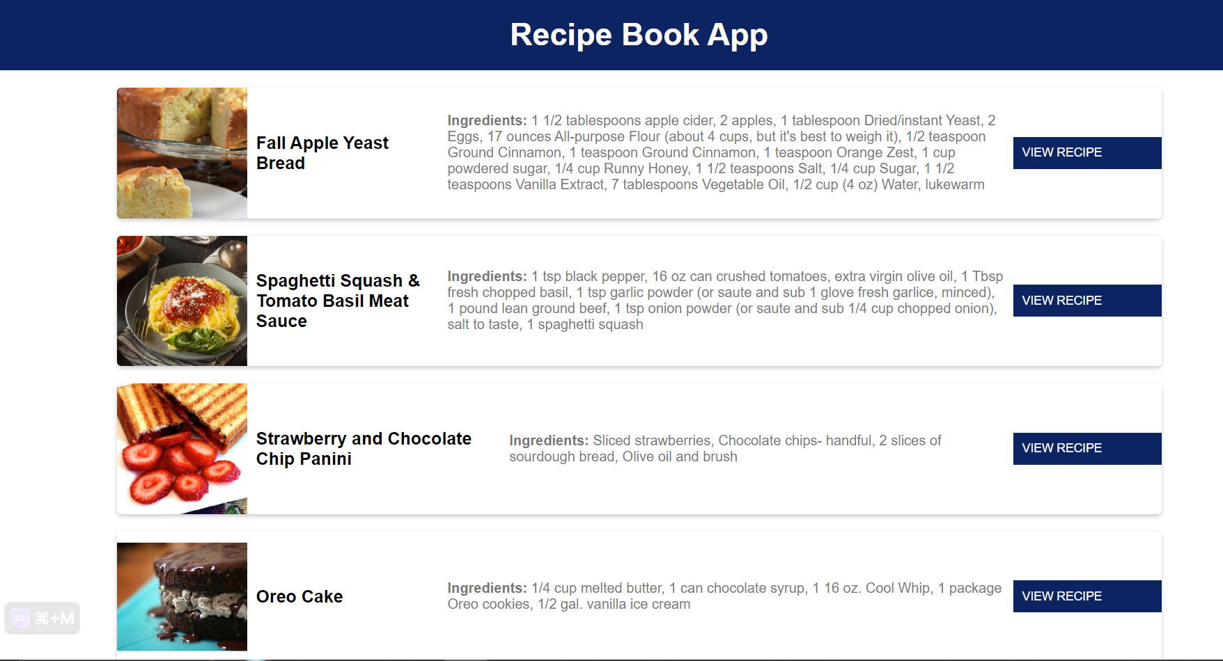 Recipe Book App · Issue 2245 · Pranjay Poddardev Geeks · Github