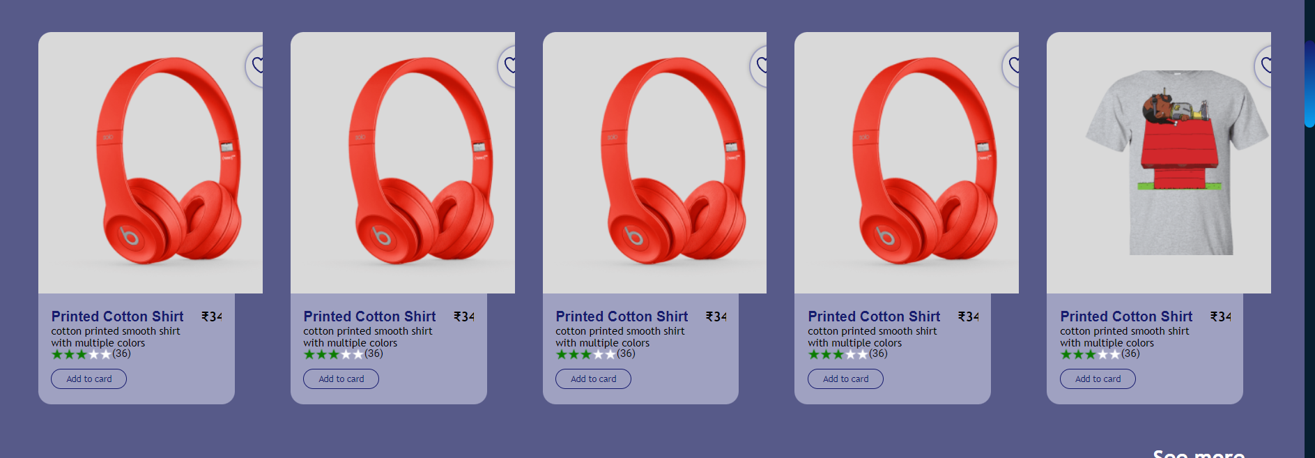 In the home page, the photos in the headphone, tshirt and mobile section is disoriented · Issue ...