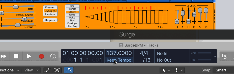 LFO waveform ruler: Support a beat ruler when tempo sync'd · Issue #1388 · surge-synthesizer ...