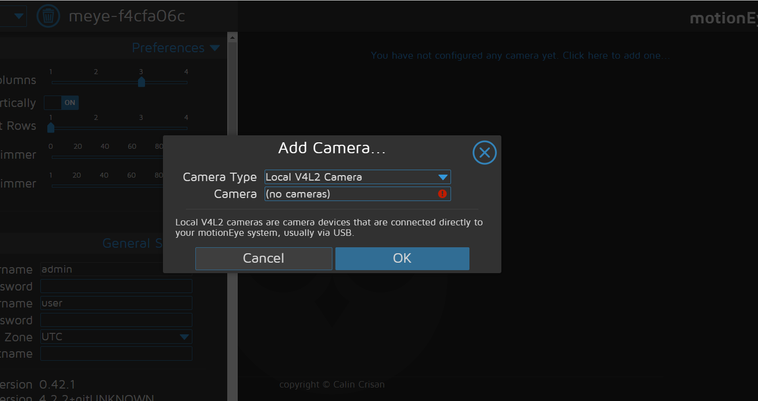 Motioneye is not detecting Logitech C270 webcam. · Issue #2993 · motioneye-project/motioneyeos ...