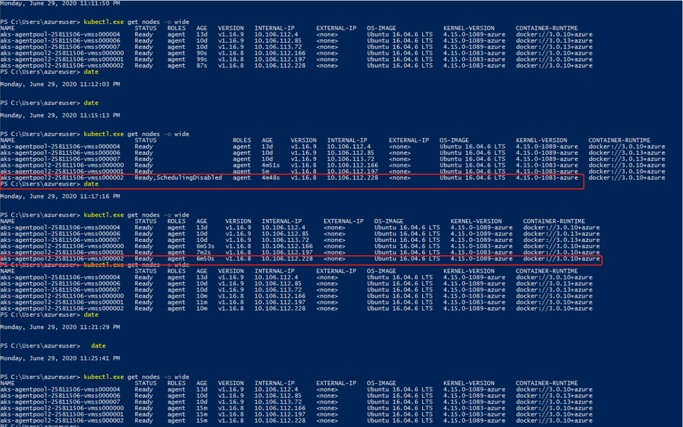 Cannot update and restart system if there are more than one AKS work nodes · Issue #156 ...