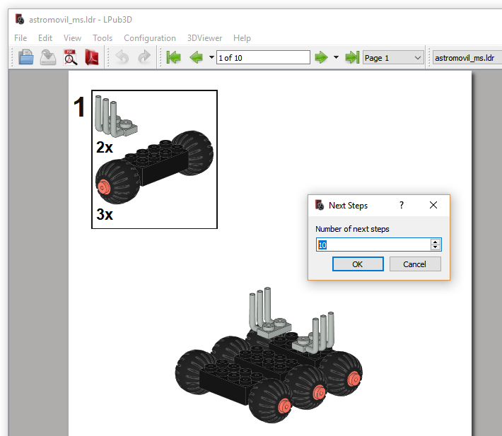 Enhancement: add multiple next steps · Issue #136 · trevorsandy/lpub3d · GitHub