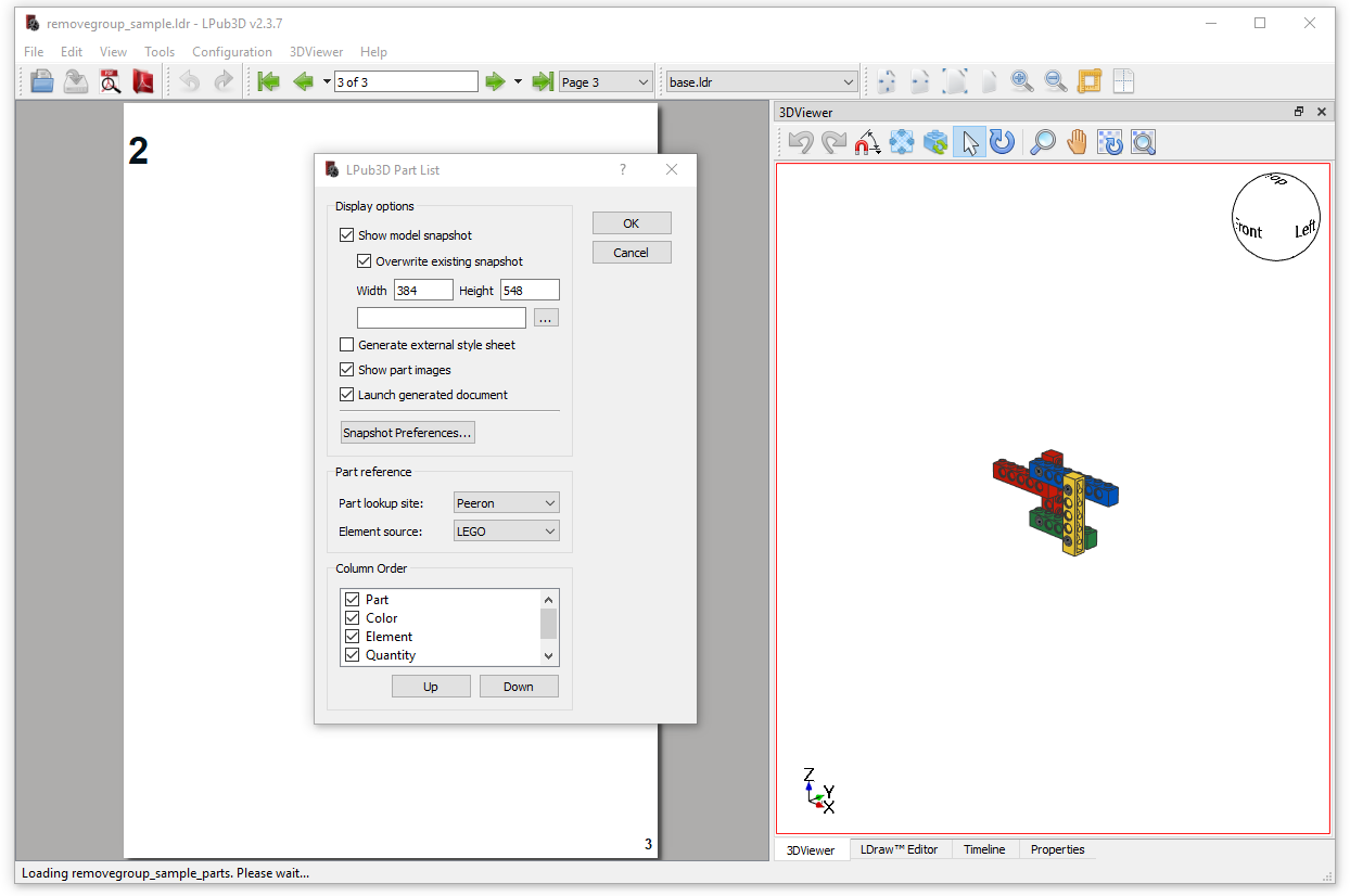 Extend native export - Enable HTML Part List · Issue #196 · trevorsandy/lpub3d · GitHub