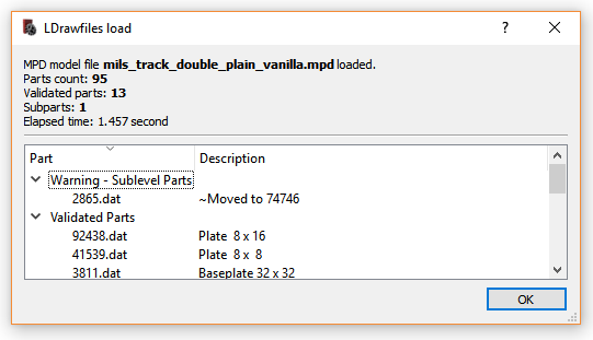 Add LDraw model file load messages dialogue · Issue #275 · trevorsandy/lpub3d · GitHub