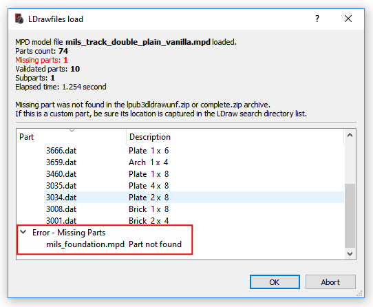 Add LDraw model file load messages dialogue · Issue #275 · trevorsandy/lpub3d · GitHub