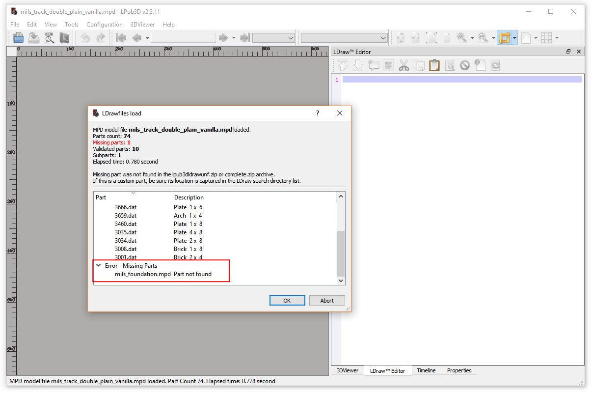 Sub-model in separate file not being included · Issue #279 · trevorsandy/lpub3d · GitHub