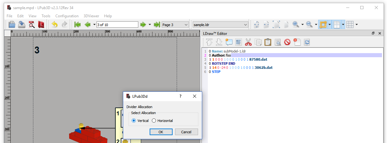 No divider in callout · Issue #306 · trevorsandy/lpub3d · GitHub