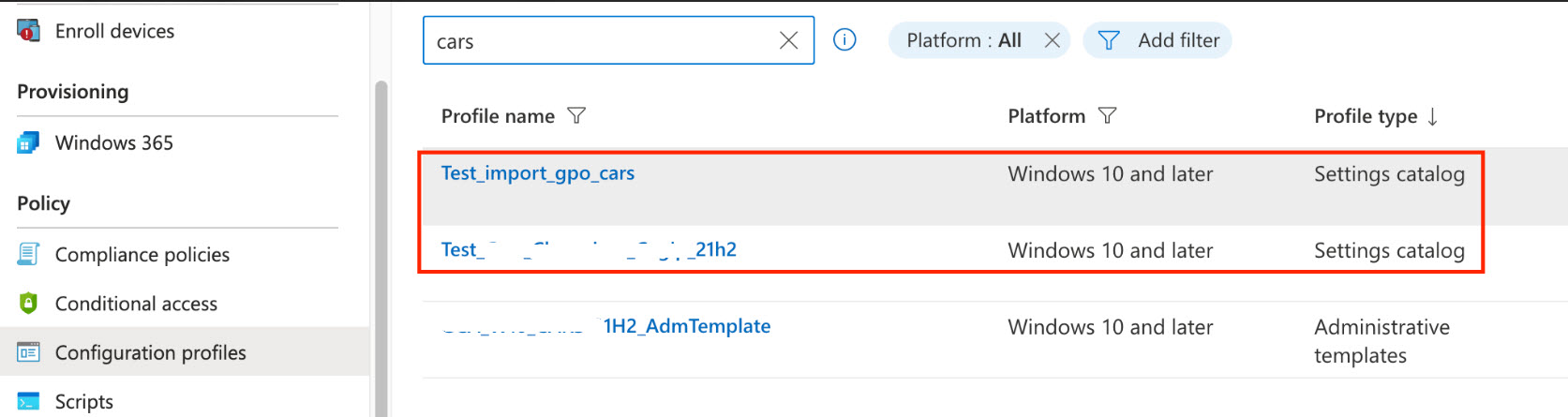 Intunesettingcatalogcustompolicywindows 10 Export Intune Policies 