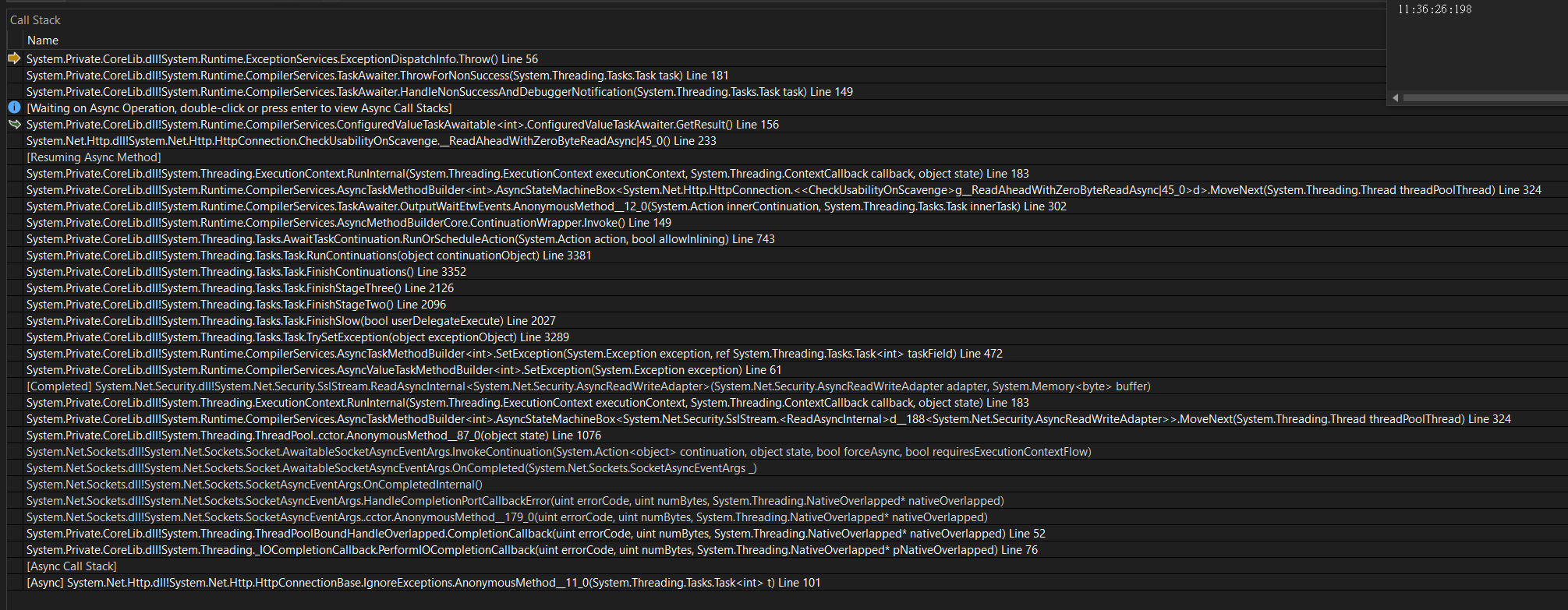 Client Throw Many Systemioioexception In Net6 And Net7 · Issue 86422 · Dotnetruntime 5338