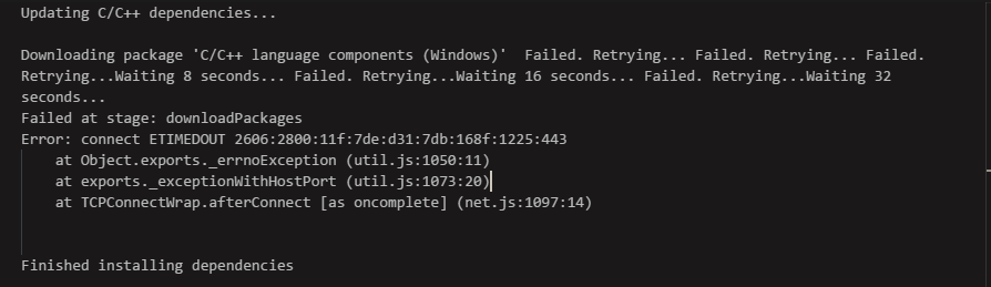 在更新C/C++插件时出现的问题 · Issue #39461 · microsoft/vscode · GitHub