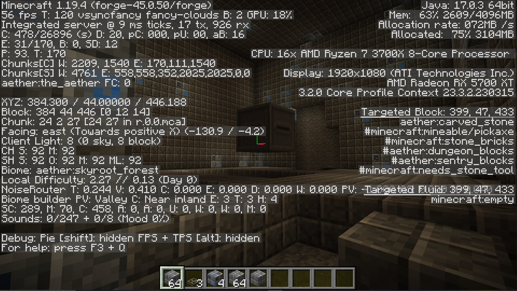 Bug: Duplicant living block boss · Issue #1359 · The-Aether-Team/The-Aether · GitHub