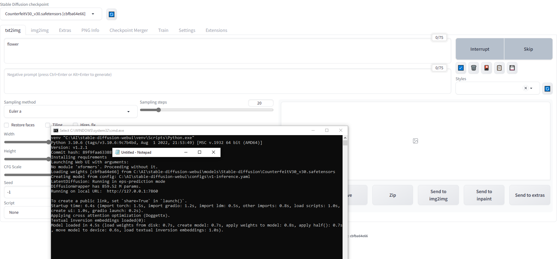 Bug Interrupt And Skip Functions Fail Click To Generate Image No Response · Issue 10431