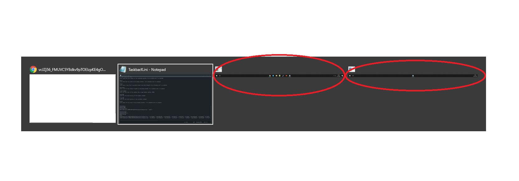 Taskbar instances present in alt-tab switcher list · Issue #542 · ChrisAnd1998/TaskbarX · GitHub