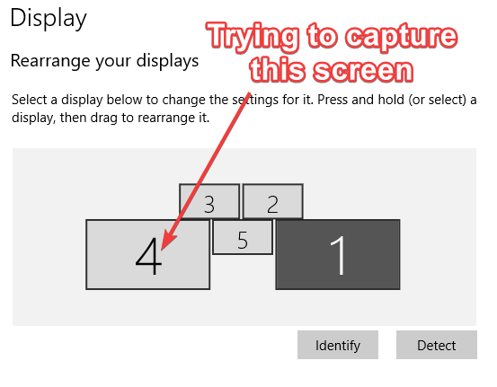 Capture - Screen recording can't capture screen with negative ...