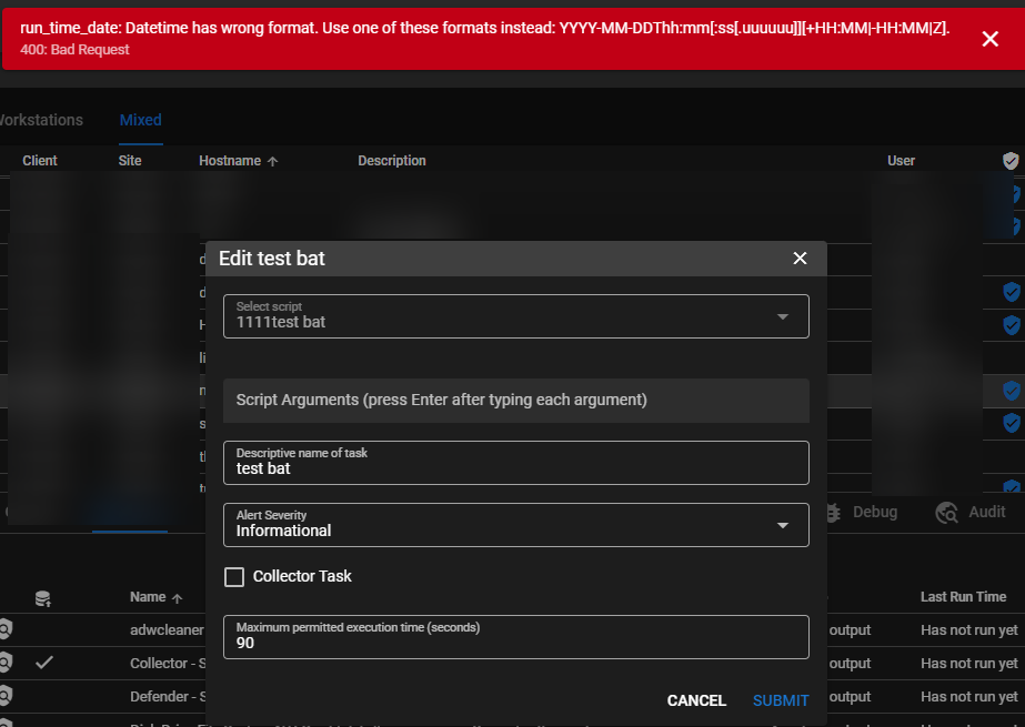 Editing task triggers a date format error "Datetime has wrong format ...