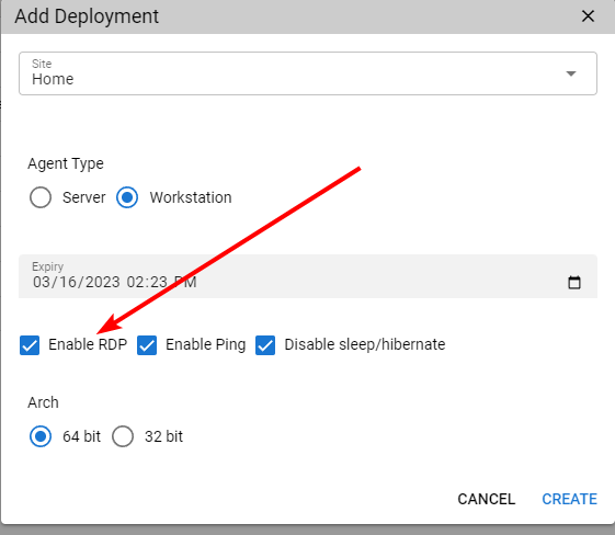 Enable RDP in deployment link doesn't enable RDP · Issue #1436 · amidaware/tacticalrmm · GitHub