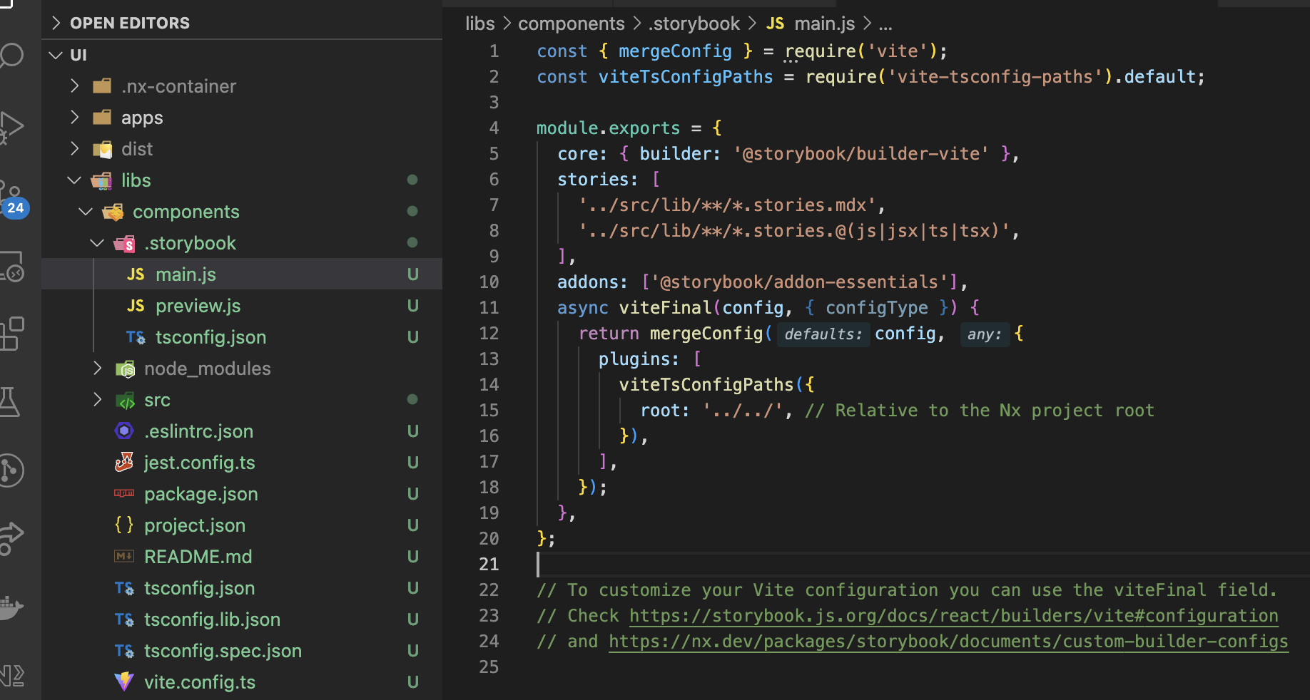Storybook + Vite: wrong root for vite-tsconfig-paths plugin · Issue #15407 · nrwl/nx · GitHub