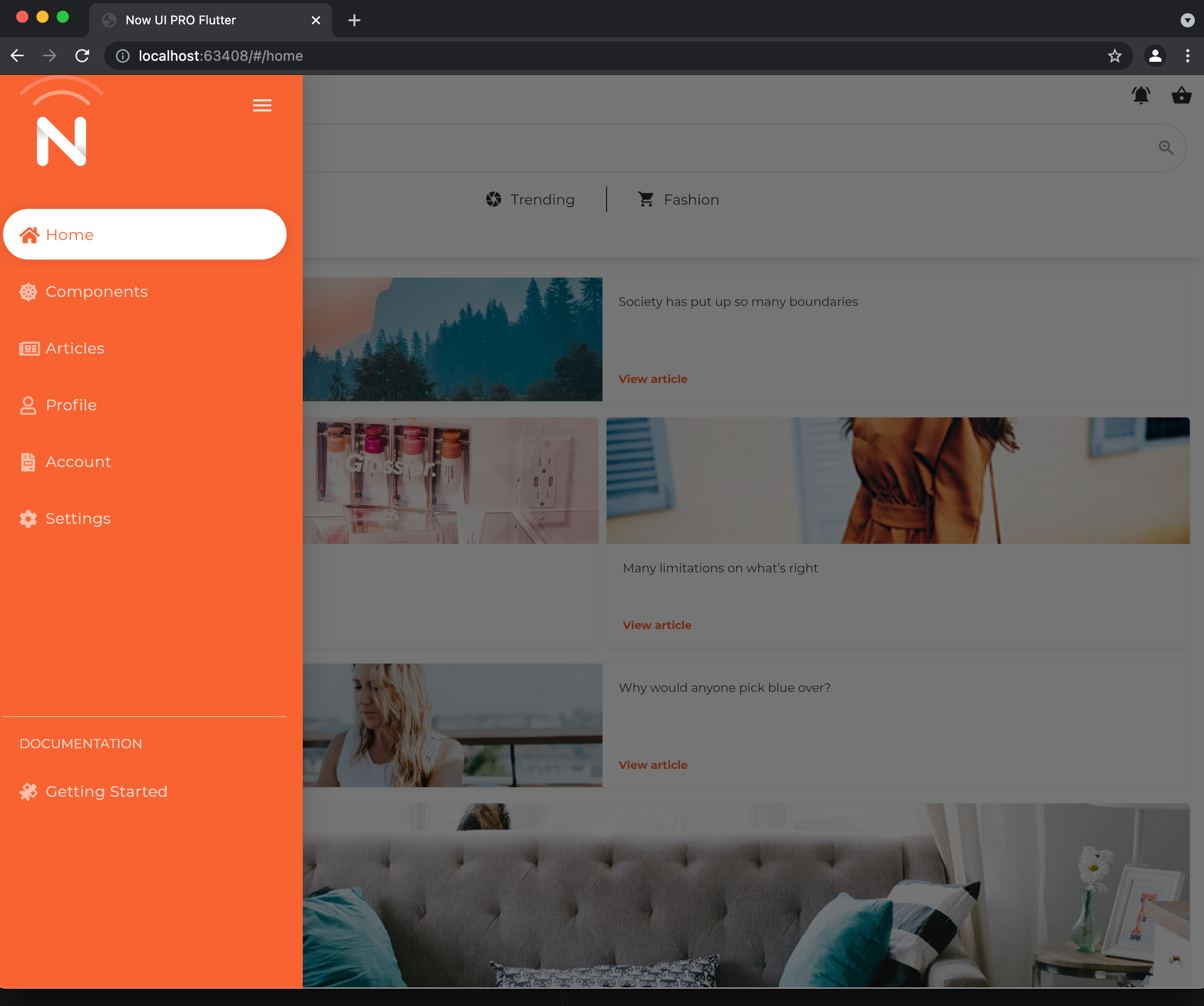 Can i run this on web? · Issue #1 · creativetimofficial/now-ui-flutter · GitHub