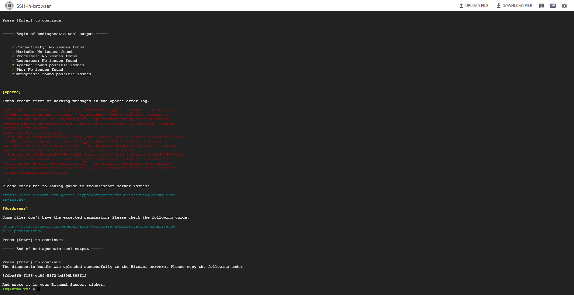 [WordPress] There has been a critical error on this website. · Issue #923 · bitnami/vms · GitHub