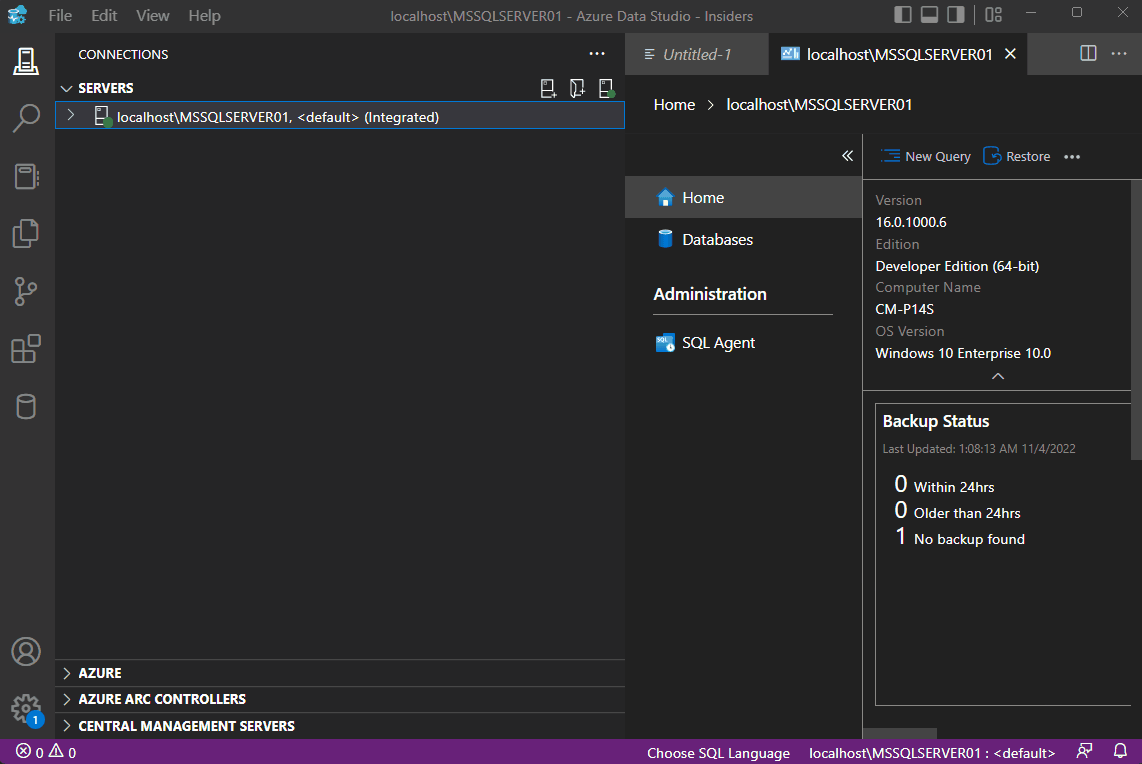 Connection icon changes to 'Red/Closed' when dragged to empty Server group · Issue #21922 ...