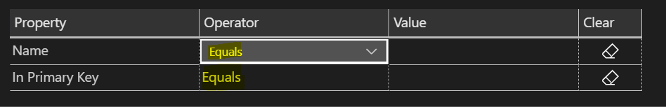 OE Filter dialog text overflow and alignment issues · Issue #23125 · microsoft/azuredatastudio ...
