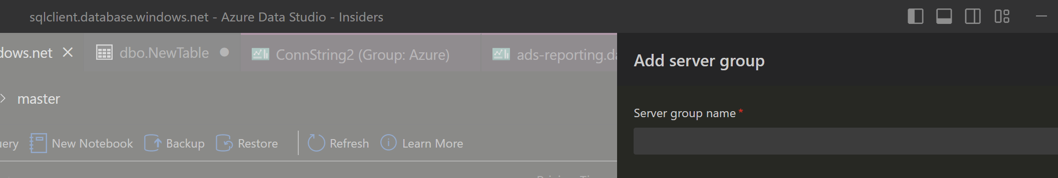 Post Merge Query Editor Tab Color Top Border Overlaps Connectionaccount Dialogs · Issue 
